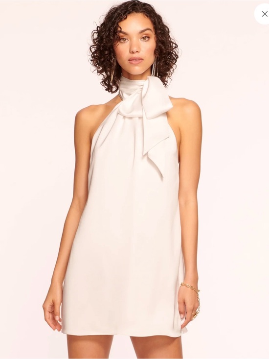 Ramy Brook | Dresses | Ramy Brook Ivory Sam Halter Mini Dress | Poshmark